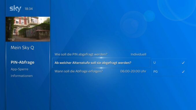 Sky Q IPTV Oberfläche – iptv.blog