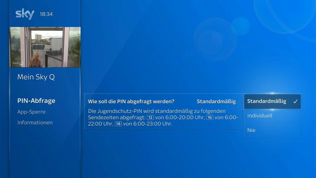 Sky Q IPTV Oberfläche – iptv.blog