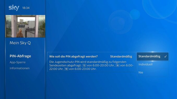 Sky Q IPTV Oberfläche – iptv.blog