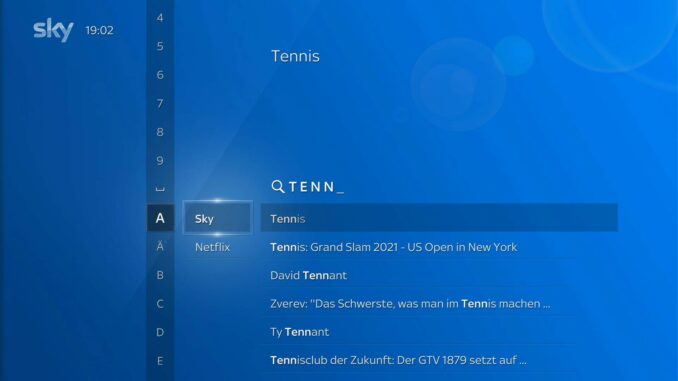 Sky Q IPTV Oberfläche – iptv.blog
